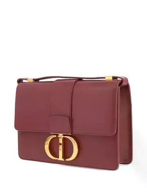 Dior 2020s 30 Montaigne Leather Handbag - Red