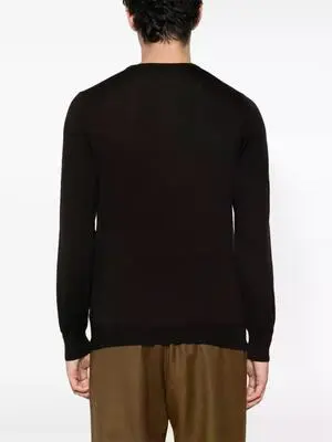 GIUUNO Crew-neck Panelled T-shirt