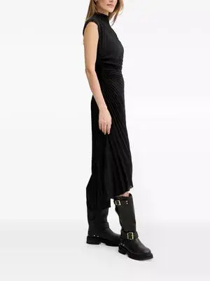 ALLSAINTS Rayanna Asymmetric Midi Dress