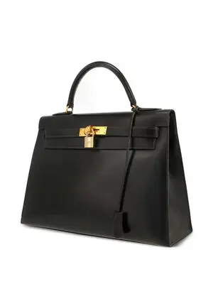 Hermès 1993 Kelly 32 Removable-handle Handbag - Black