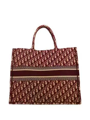 Dior Oblique Book Tote - Red