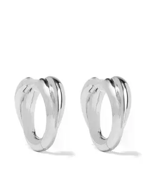 SHAUN LEANE Thorned Mini Hoop Earrings - Silver