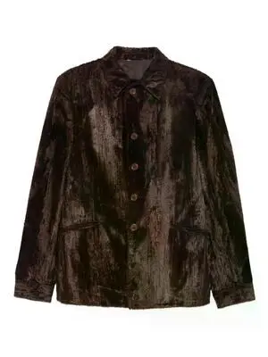 ROMEO GIGLI 1990s Faux-fur Single-breasted Jacket