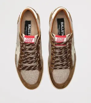 GOLDEN GOOSE Wool And Suede Ball Star Sneakers