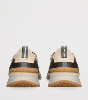 Brunello Cucinelli Leather And Suede Runner 2.0 Sneakers