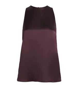 Eleventy Silk Sleeveless Top