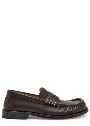 JW Anderson Leather Loafers - Brown