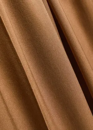 Simkhai Kyra Pintuck Wide-leg Trousers - Brown
