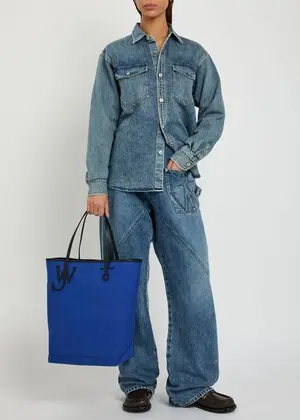 JW Anderson Anchor Canvas Tote Bag - Blue