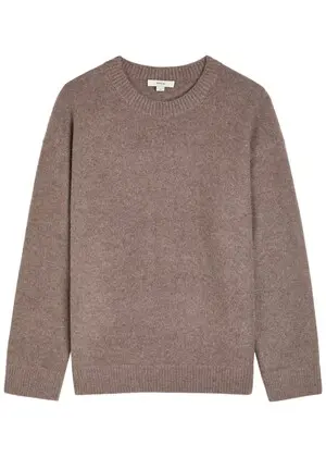 Vince Boiled Cashmere Jumper - Beige