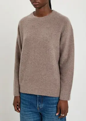 Vince Boiled Cashmere Jumper - Beige