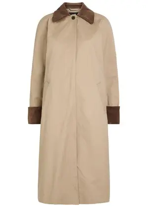 Rails Levy Stretch-cotton Poplin Coat - Khaki