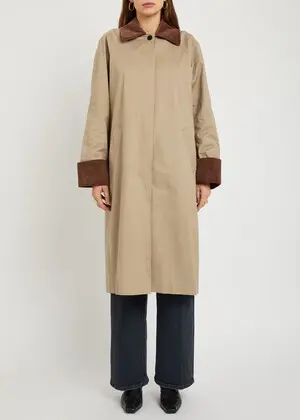 Rails Levy Stretch-cotton Poplin Coat - Khaki