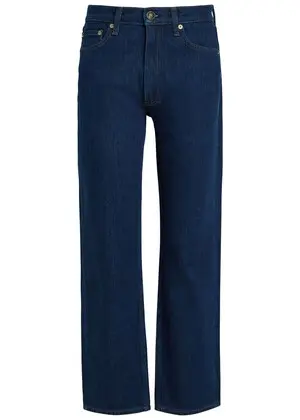 Rag & Bone Harlow Stretch-denim Jeans - Dark Blue
