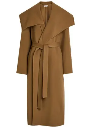 JW Anderson Belted Wool And Cashmere-blend Trench Coat