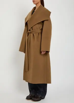 JW Anderson Belted Wool And Cashmere-blend Trench Coat