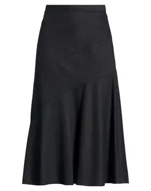 Theory Black Flared Skirt