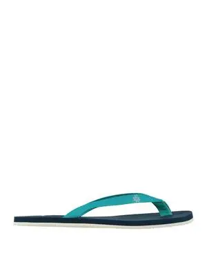JACOB COHЁN Thong Sandal In Textile Fibers - Turquoise