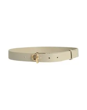 Burberry Pebbled Calfskin Belt - Beige