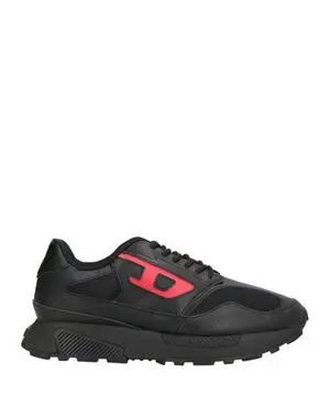 Diesel Two-tone Low-top Sneakers - Black