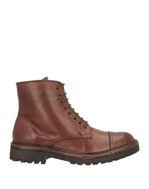 DONDUP Leather Ankle Boots Brown