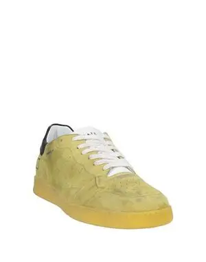 D.a.t.e. Lime Leather Low-top Sneakers