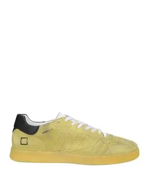 D.a.t.e. Lime Leather Low-top Sneakers