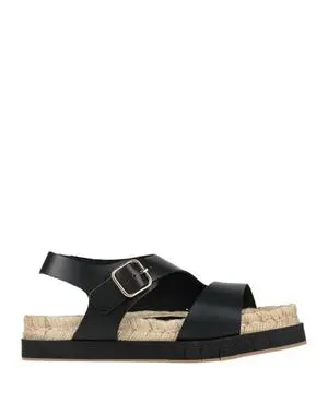 Women's Leather Flatform Sandals