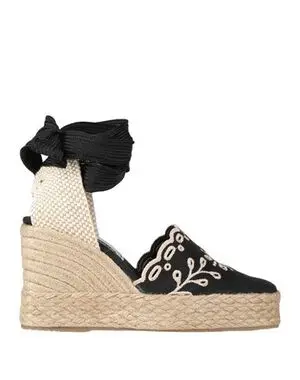 Lace Up Wedge Espadrilles