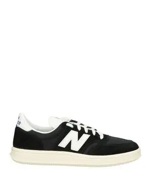 NEW BALANCE T500 Leather Sneakers - Black
