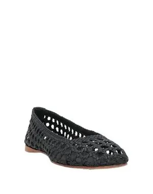PALOMA BARCELO Leather Ballet Flats - Black