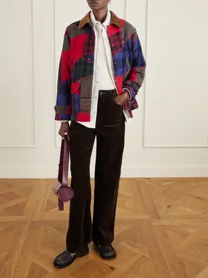 Polo Ralph Lauren Patchwork Wool-blend Coat - Multi