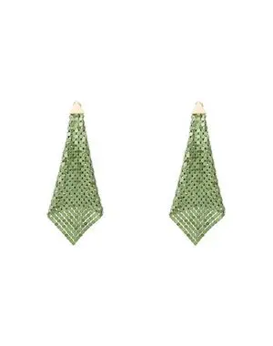 Rabanne Chainmail Earrings - Green