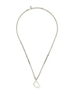 Givenchy Metal Pendant Necklace - Silver