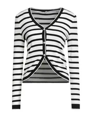 ONLY Ribbed-Knit Striped Cardigan