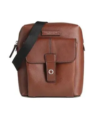 THE BRIDGE Pebbled Leather Crossbody Bag - Brown