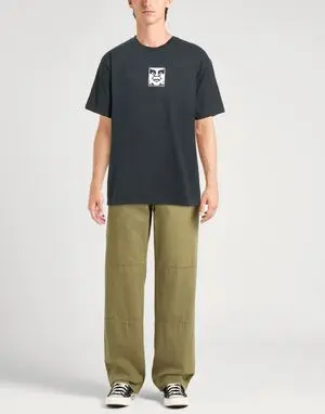 Obey T-shirt Size Cotton - Grey