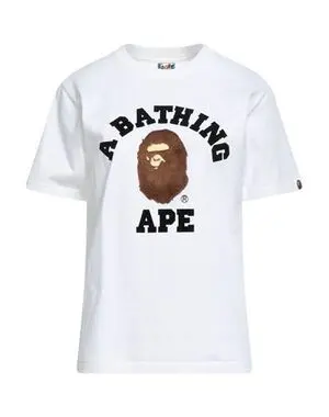 A BATHING APE Cotton T-shirt - White
