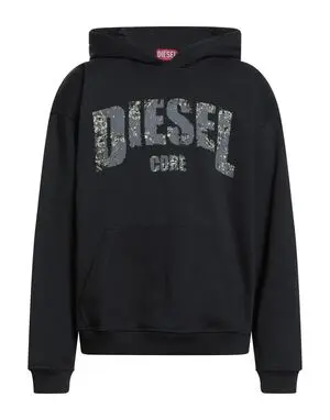 DIESEL® Cotton-blend French Terry Hooded Sweatshirt
