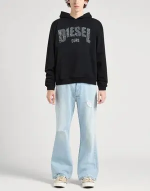 DIESEL® Cotton-blend French Terry Hooded Sweatshirt