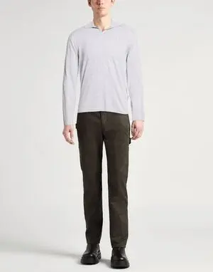 Fedeli Light Cotton Knit Camp Collar Sweater