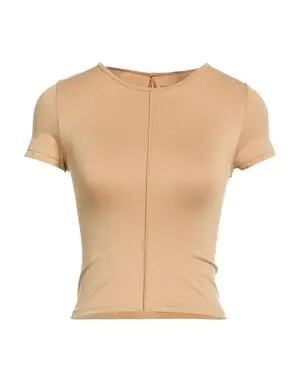 Good American Crop Tee - Beige