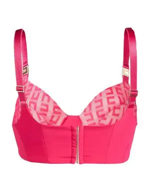 Elisabetta Franchi Tulle And Twill Crop Top
