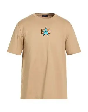 Herno T-shirt Camel Size Cotton - Beige