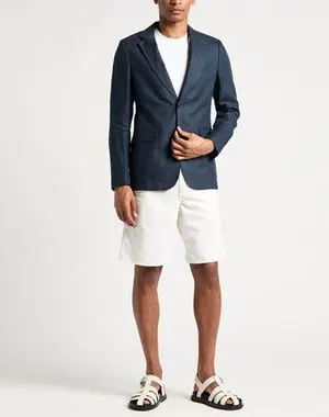 Sandro Blazer Size Linen - Navy