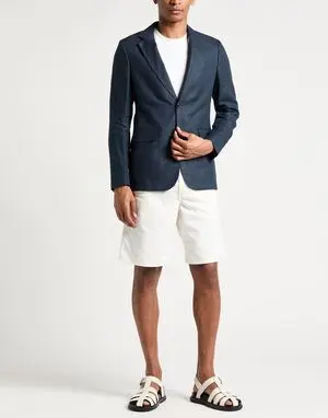 Sandro Blazer Size Linen - Navy