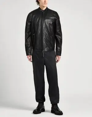 DIESEL Biker Jacket In Lambskin And Cotton