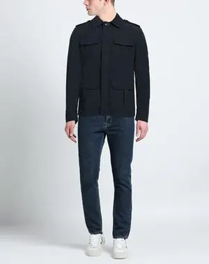 Montedoro Dark Polyamide And Cotton Safari Jacket - Blue