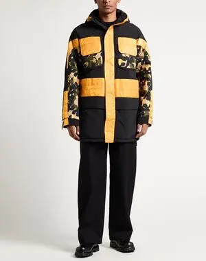 Iceberg Marigold Padded Camouflage Print Puffer Coat