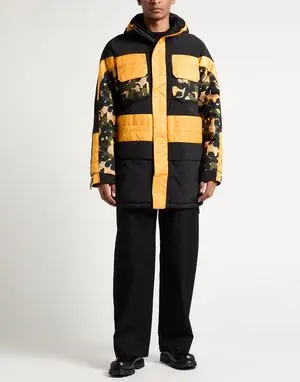 Iceberg Marigold Padded Camouflage Print Puffer Coat